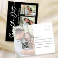 Save the Date Wedding Photo Collage Modern Simple Invitation Postcard ...
