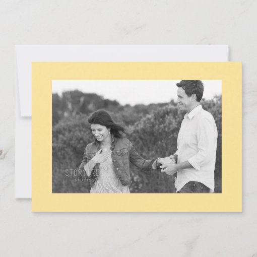 Save the date, wedding, photo on back save the date | Zazzle