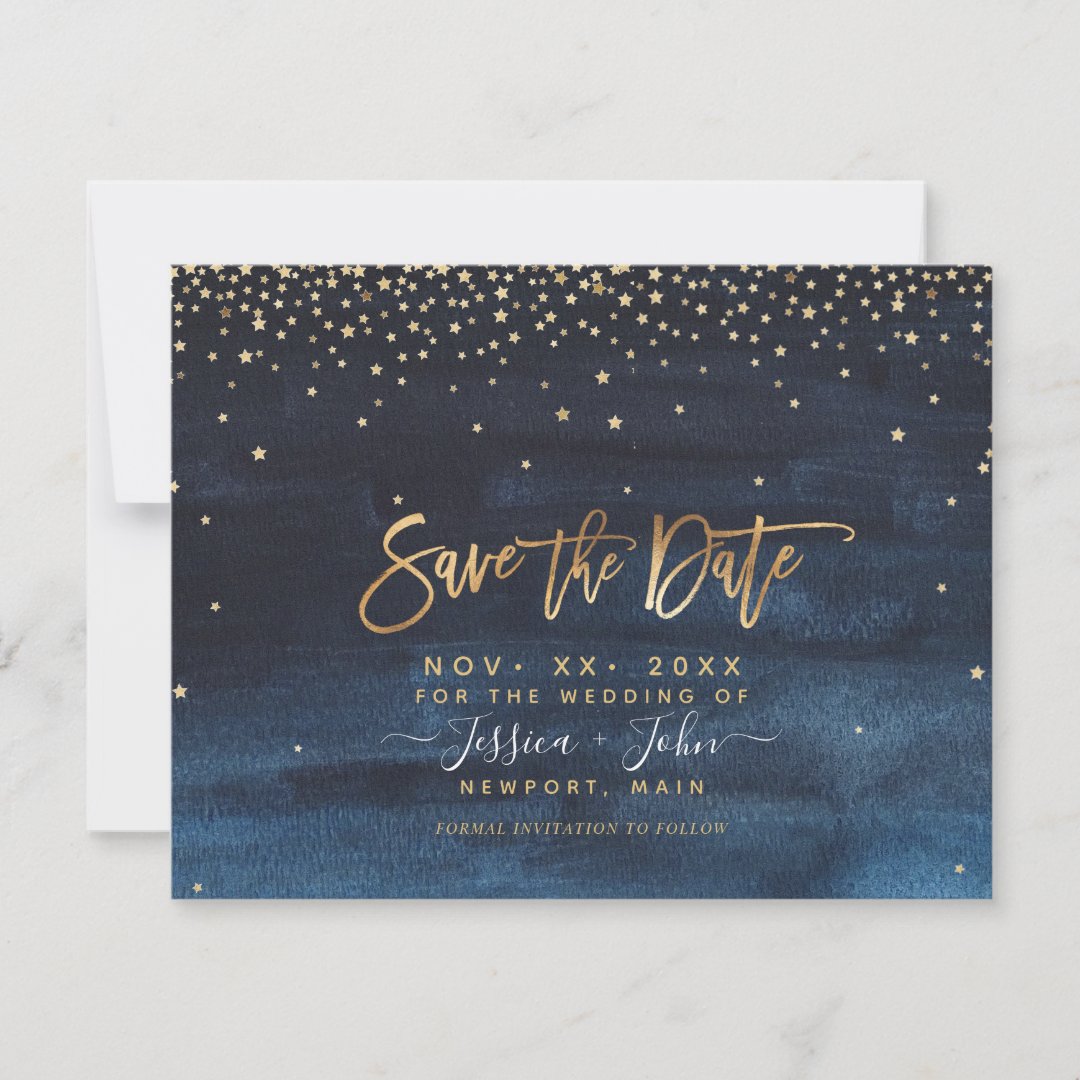 Save the Date, Written in the Stars Save The Date | Zazzle