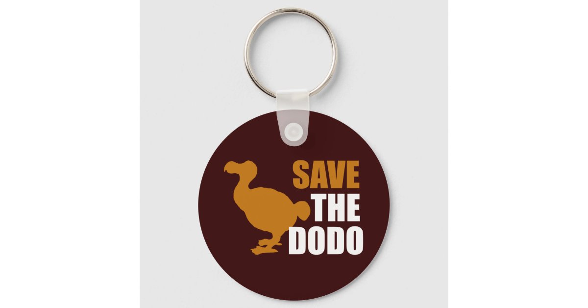 Save The Dodo Bird! Keychain | Zazzle