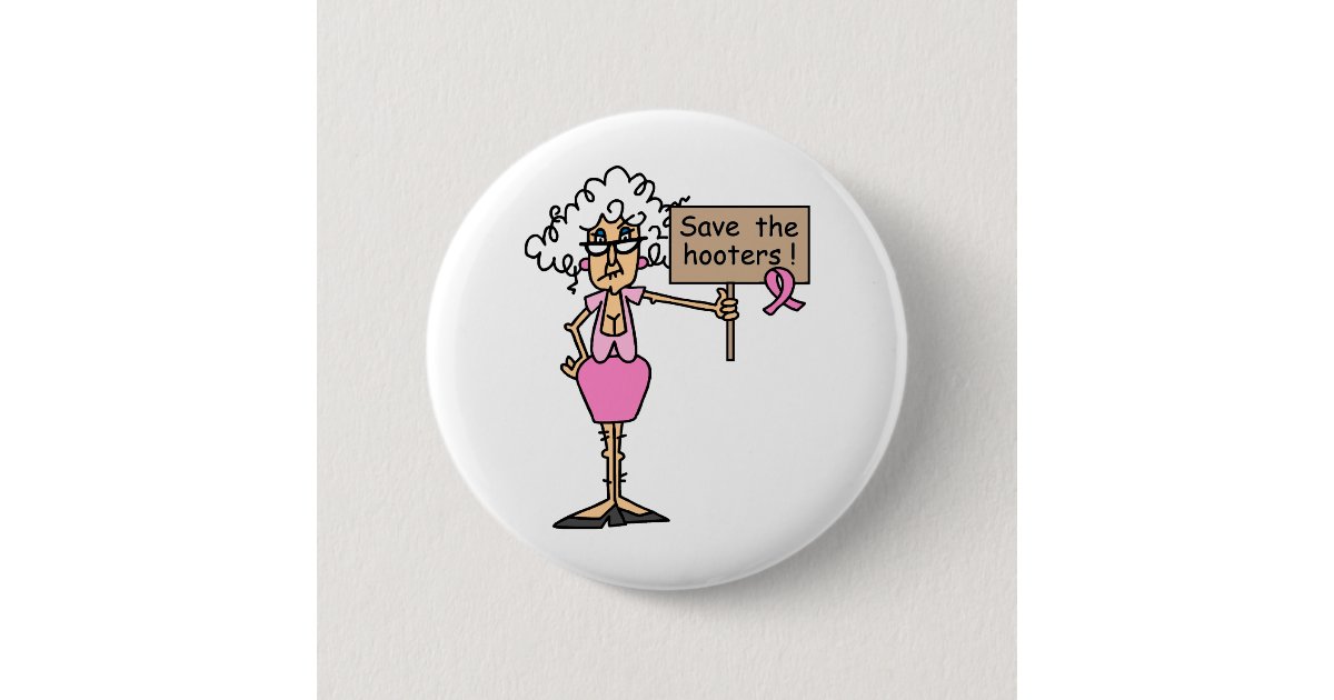 Save the Hooters! Button | Zazzle