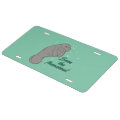 Save The Manatees! License Plate | Zazzle