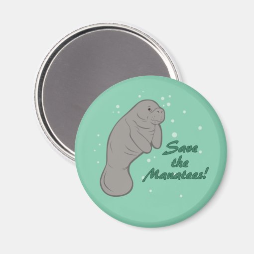 Save the Manatees! Magnet | Zazzle