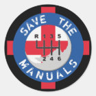 GP Shift Warning Sticker - Red | Zazzle.com
