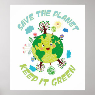 Save Our Mother Earth Posters