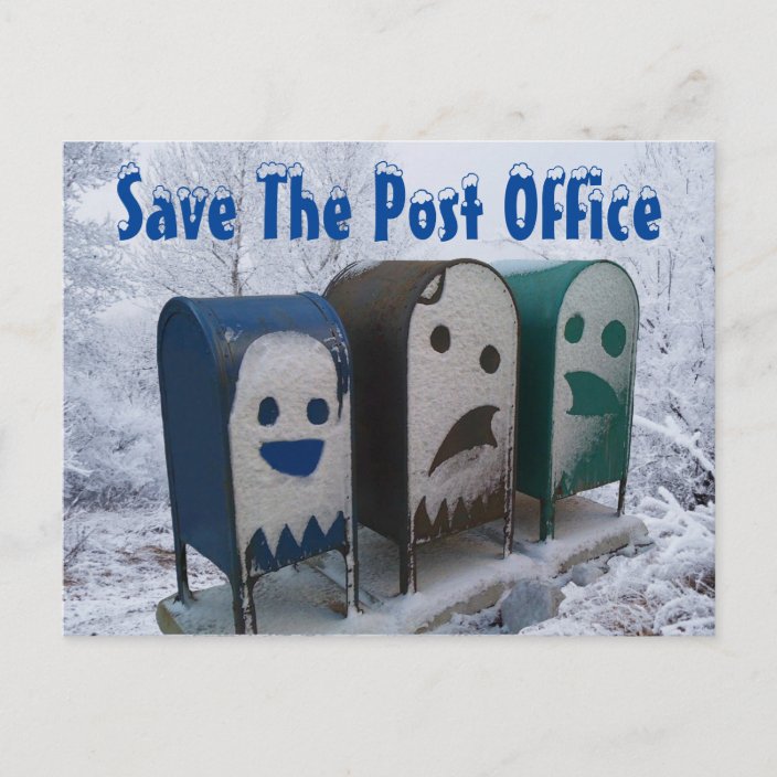 Save The Post Office Postcard | Zazzle.com