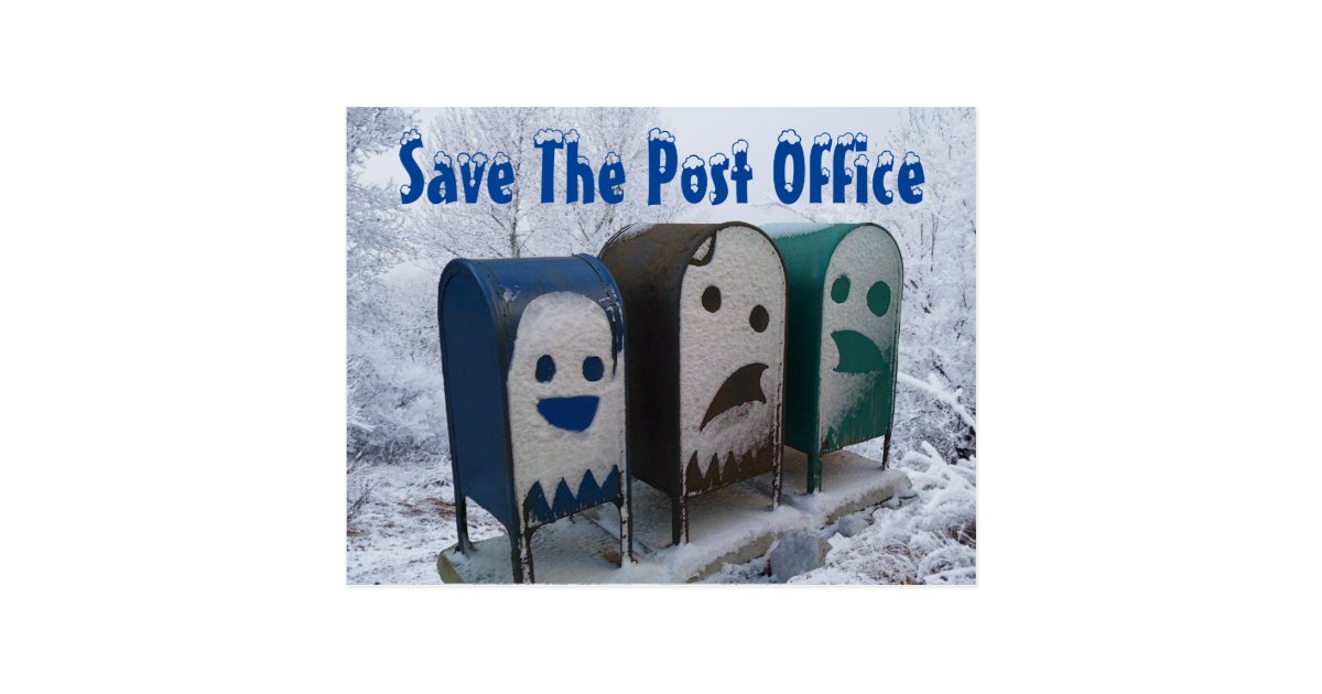 Save The Post Office Postcard | Zazzle.com