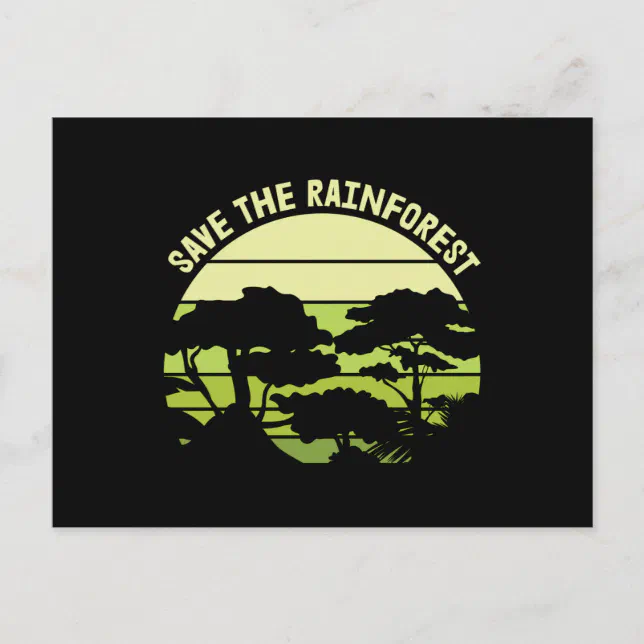 Save the Rainforest Postcard | Zazzle