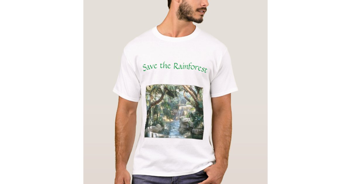 save the Rainforest T-Shirt | Zazzle