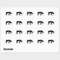 Save The Rhino (white ver.) Classic Round Sticker | Zazzle
