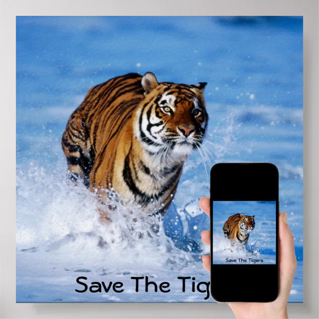 Save The Tigers Poster | Zazzle