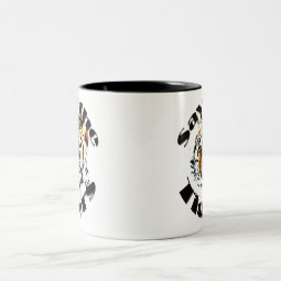 Save the Tigers Two-Tone Coffee Mug | Zazzle