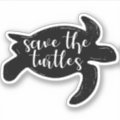 Save the Turtles Sticker | Zazzle