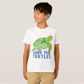 Save the Turtles T-Shirt | Zazzle