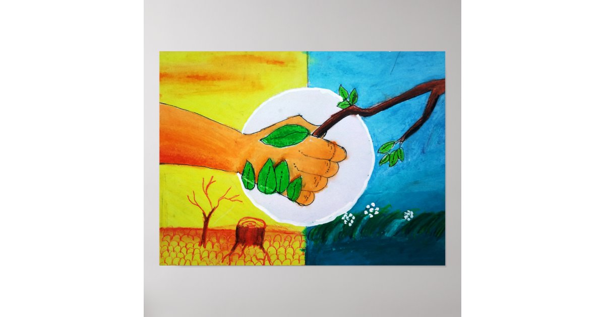 SAVE TREE POSTER | Zazzle