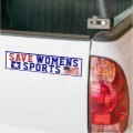 Save Womens Sports Bumper Sticker | Zazzle