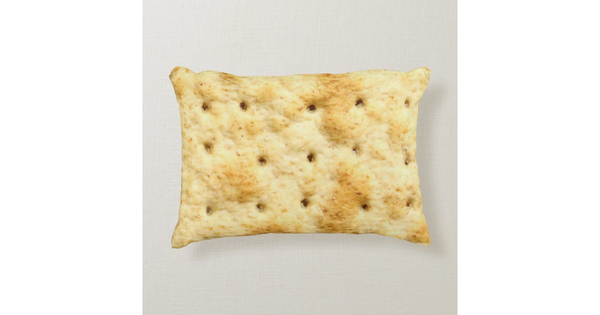 Savoury biscuit accent pillow | Zazzle