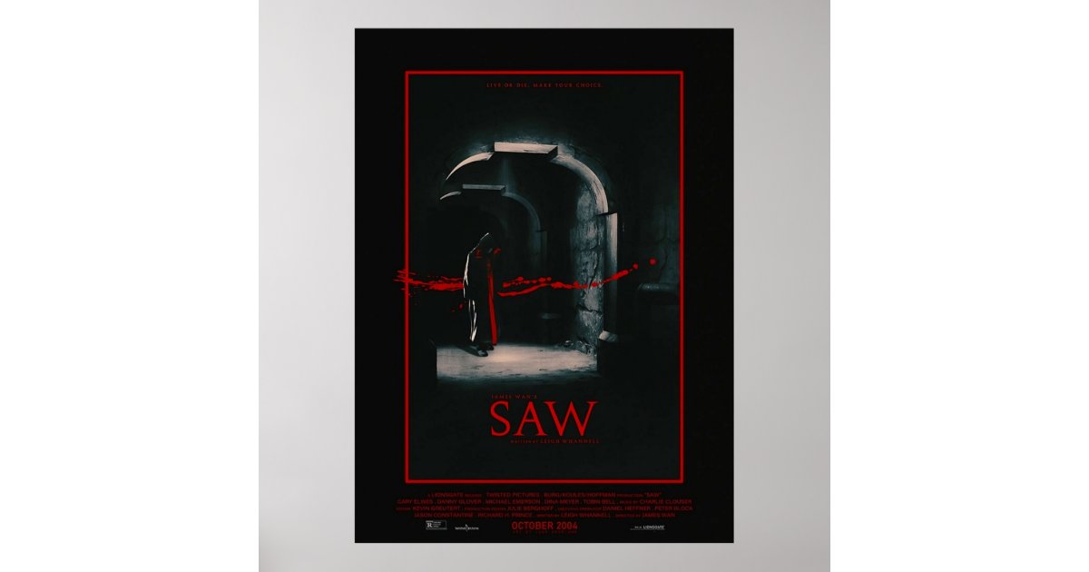 Saw 2004 Movie Poster | Zazzle