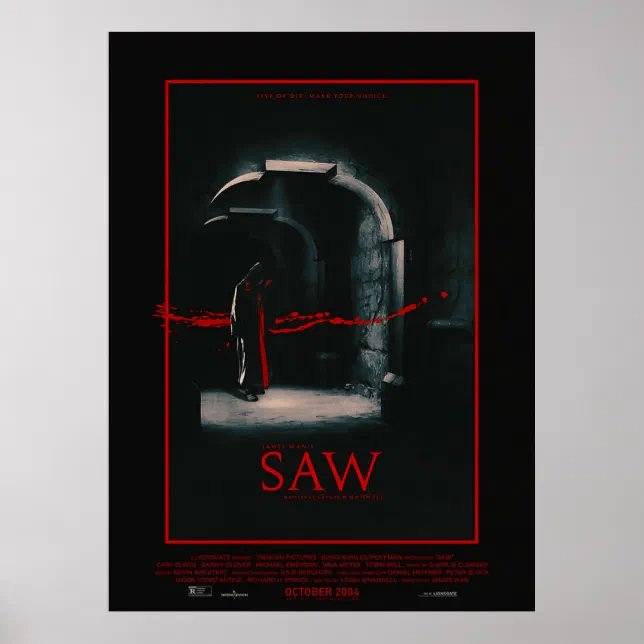 Saw 2004 Movie Poster | Zazzle
