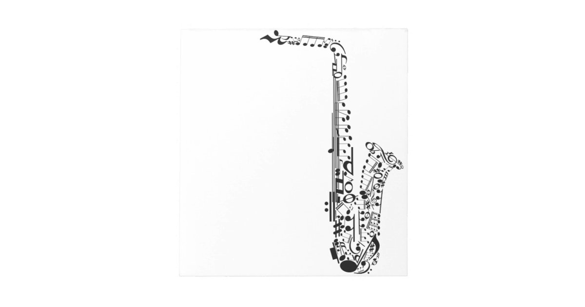 Saxaphone Notes | Zazzle