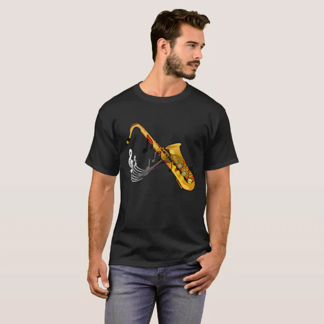 Saxaphone T-Shirt | Zazzle