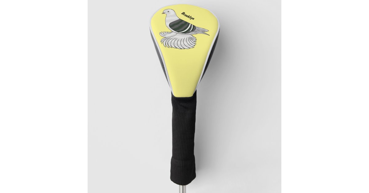 Saxon Shield pigeon bird cartoon illustration Golf Head Cover | Zazzle