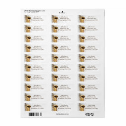 Saxophone address label | Zazzle