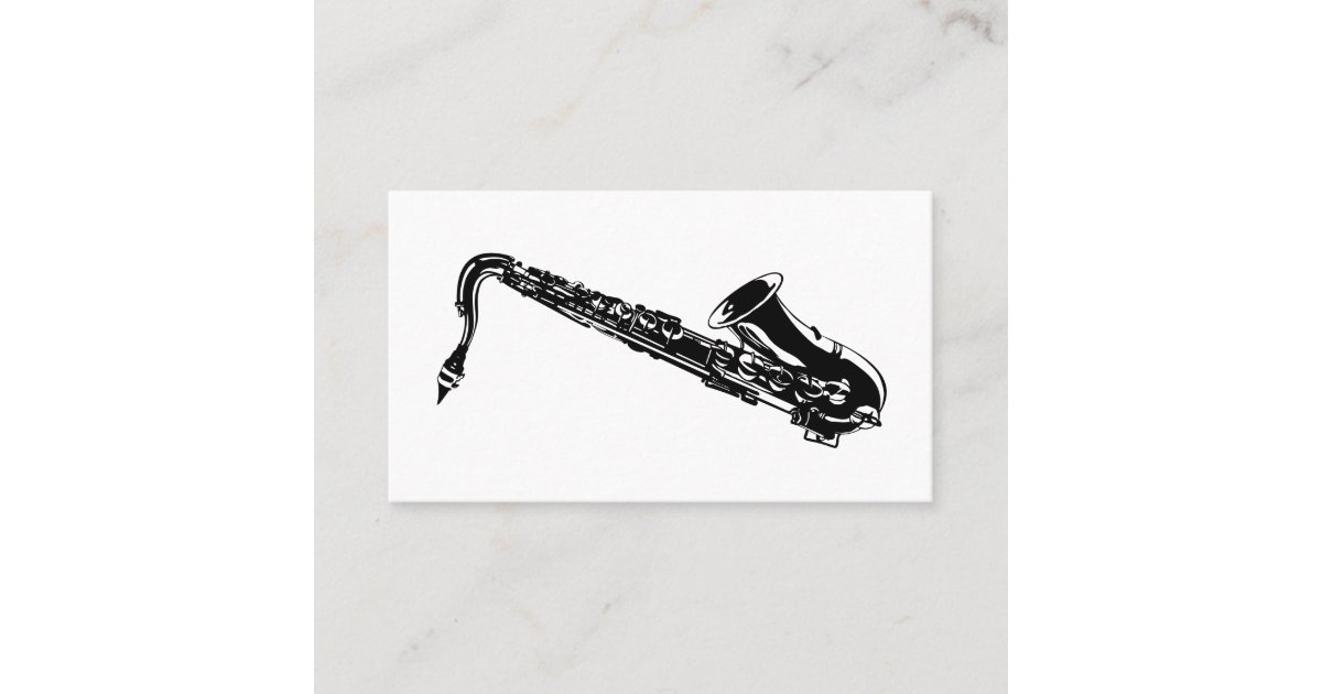Saxophone Business Cards | Zazzle