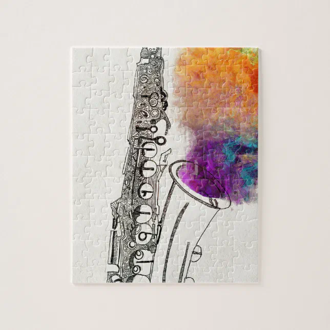 Saxophone Healing Jigsaw Puzzle | Zazzle