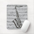 Saxophone Music Mouse Pad | Zazzle