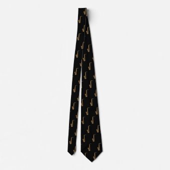Saxophone Neck Tie | Zazzle