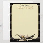 Saxophone & Piano Music Letterhead | Zazzle