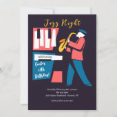 Saxophone Player Invitation | Zazzle
