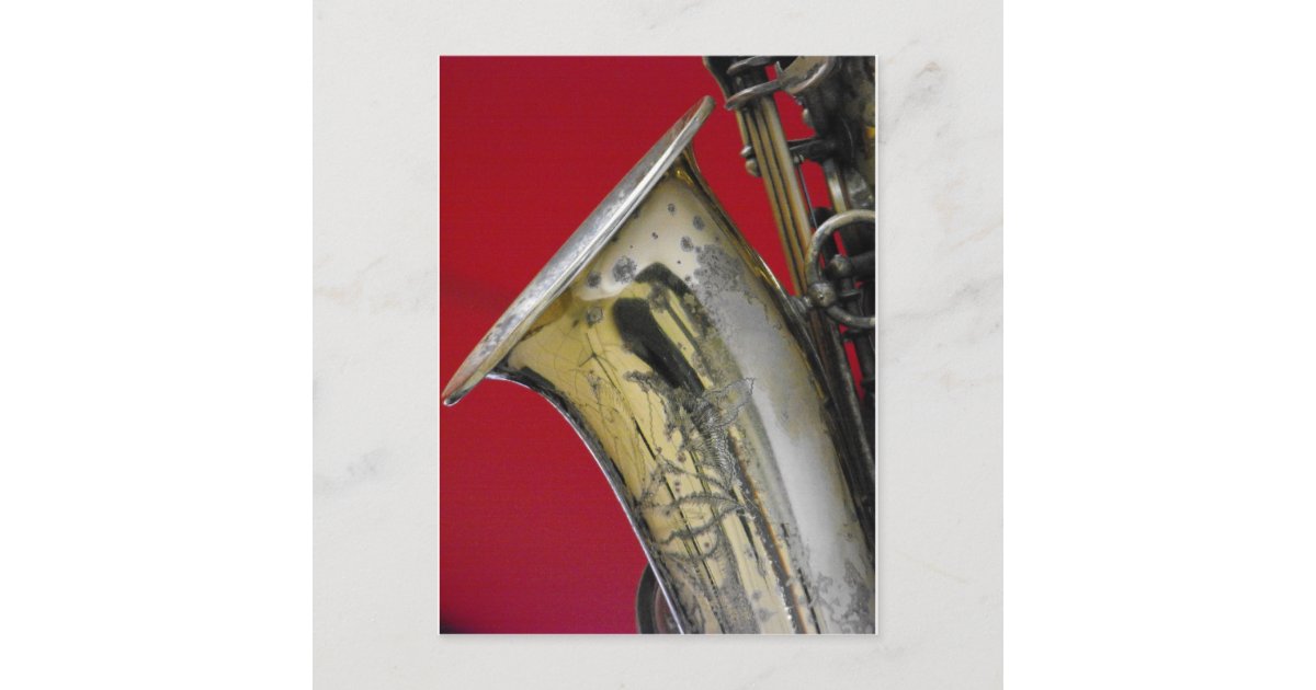 Saxophone Postcard | Zazzle