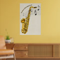 Saxophone Poster | Zazzle