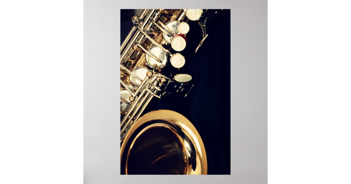 Saxophone Poster Print | Zazzle