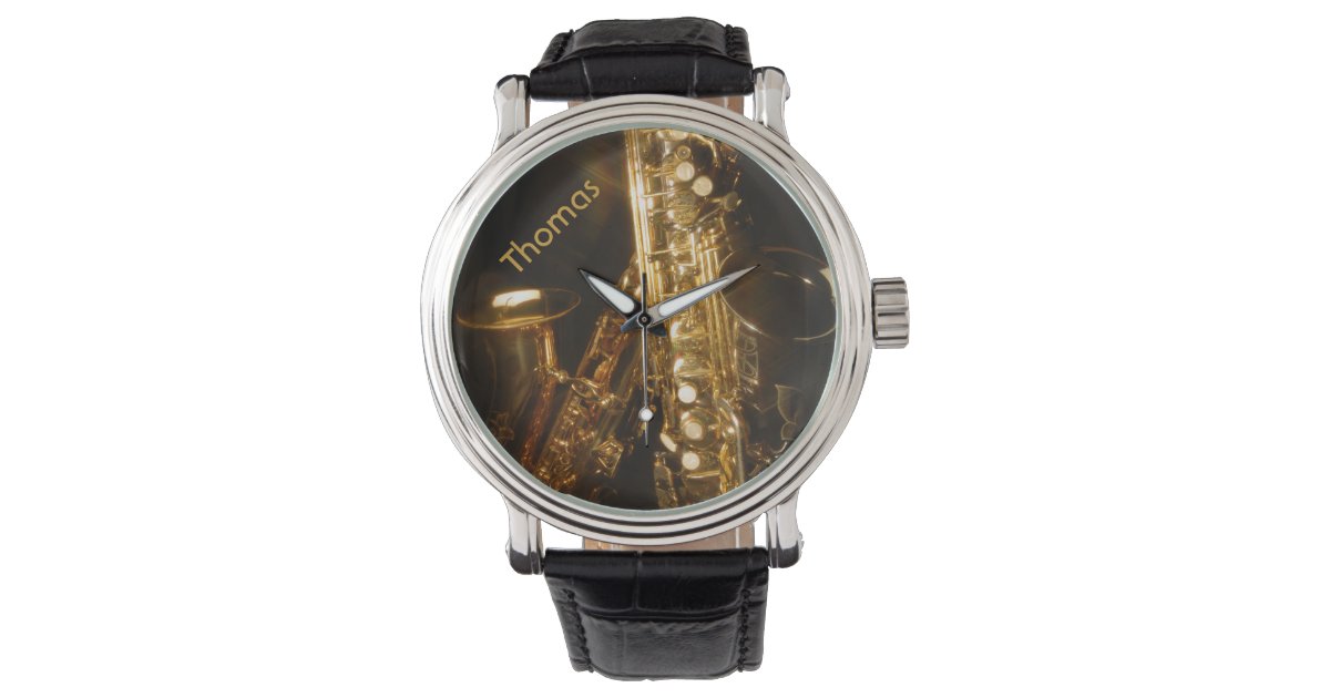 Saxophone Watch | Zazzle