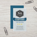 Say Hello and Nice to Meet You in Retro Style Business Card | Zazzle