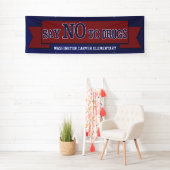 Say No To Drugs Red Ribbon Week Banner | Zazzle