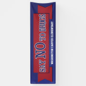 Say No To Drugs Red Ribbon Week Banner | Zazzle