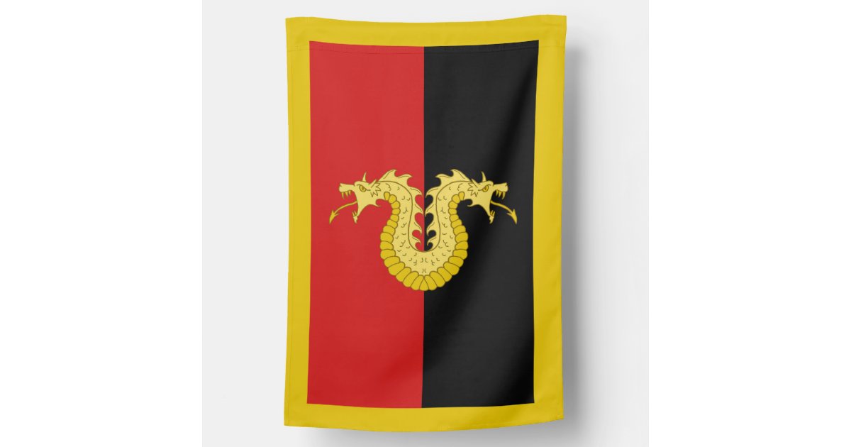 SCA Dragon's Laire House Flag | Zazzle