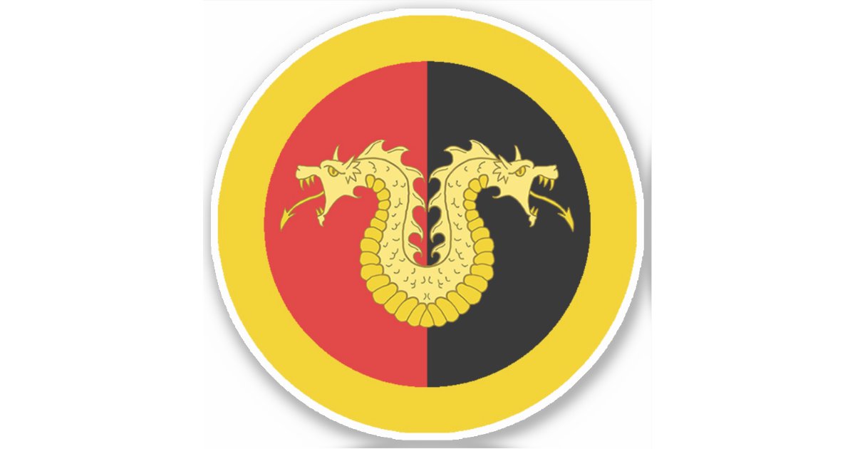 SCA Dragon's Laire Vinyl Sticker | Zazzle