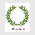 SCA Order of the Laurel Custom-Cut Vinyl Sticker | Zazzle