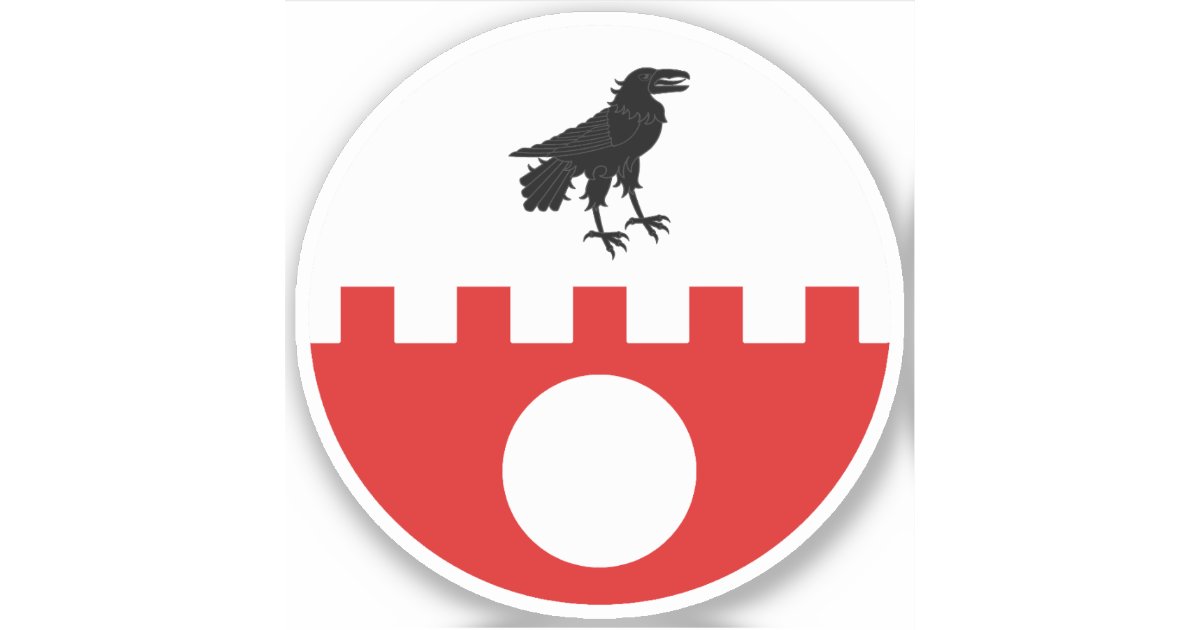 SCA Raven's Fort Vinyl Sticker | Zazzle