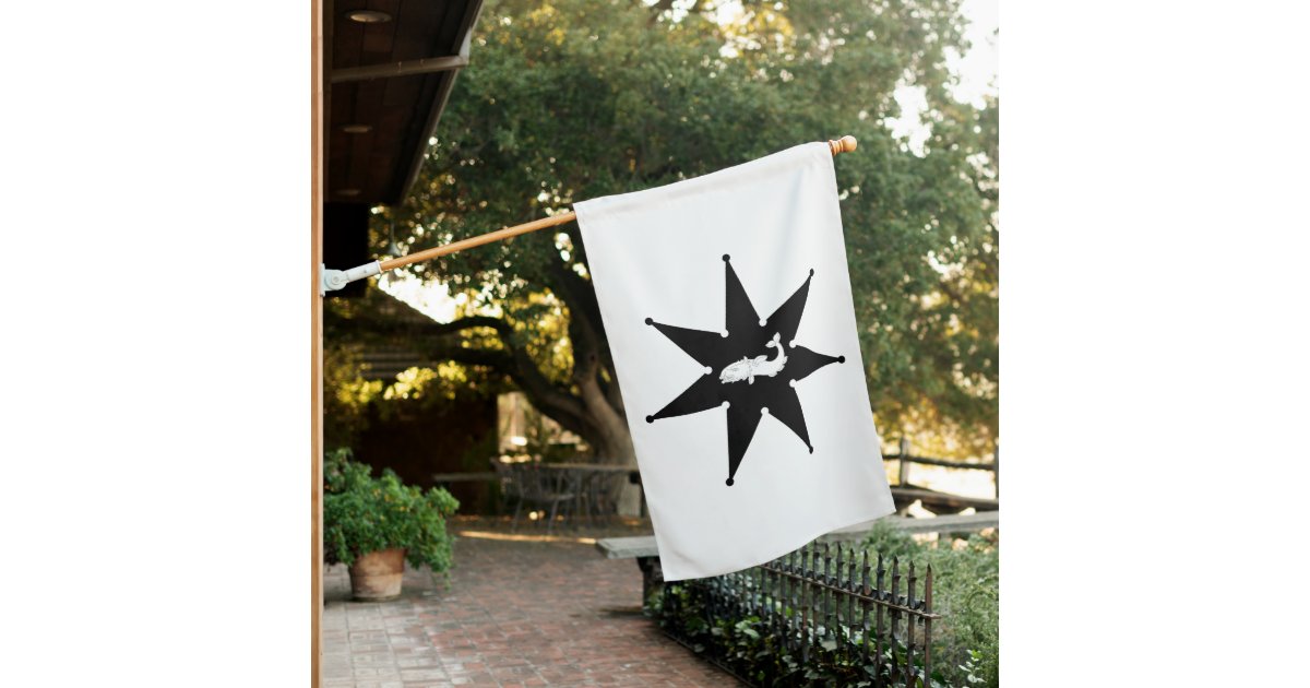 SCA Smoking Rocks House Flag | Zazzle