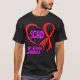 SCAD Heart Attack Survivor Pride Warrior Awareness T-Shirt | Zazzle