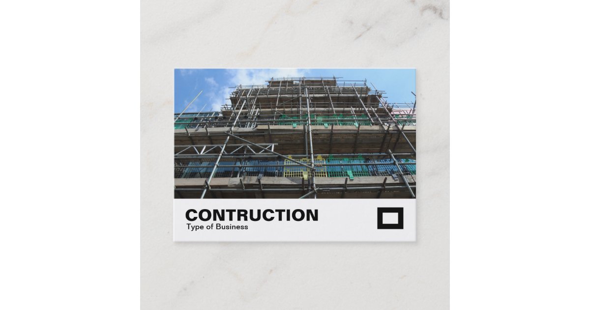 Scaffolding Business Card | Zazzle