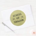 Scales Of Dragon Vintage Halloween Potion Labels | Zazzle