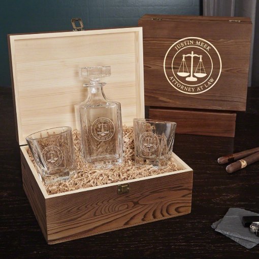 Scales of Justice Decanter Set w/Whiskey Glasses | Zazzle Scales of Justice Decanter Set w/Whiskey Glasses | Zazzle