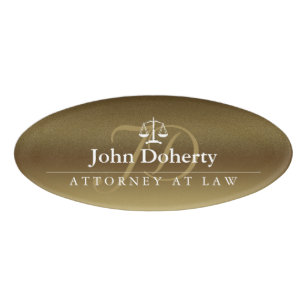 Judge Name Tags | Zazzle